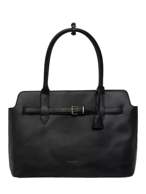 Marc O'polo Buckle-strap Tote Bag - Black