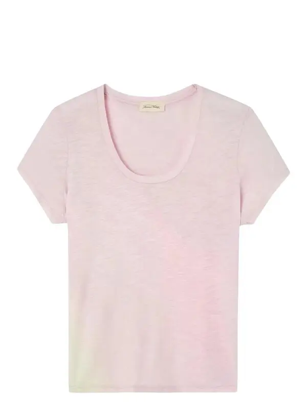 American Vintage Short-sleeve Scoop-neck T-shirt - Pink