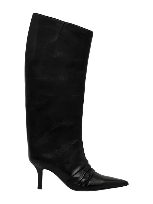 Patrizia Pepe 70mm Pointed-toe Knee-high Boots - Black