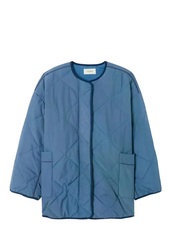 American Vintage Quilted Jacket - Blue