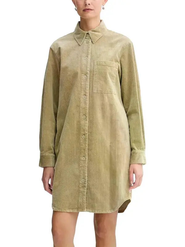 Marc O'polo Corduroy Mini Dress - Green