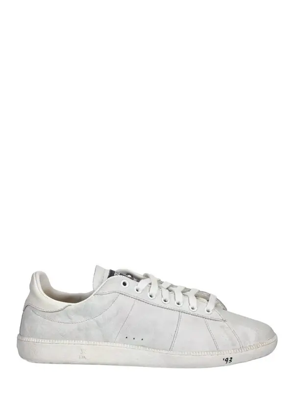 Patrizia Pepe Leather Lace-up Sneakers - White