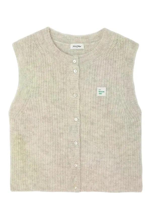 American Vintage East Sleeveless Vest - Neutrals