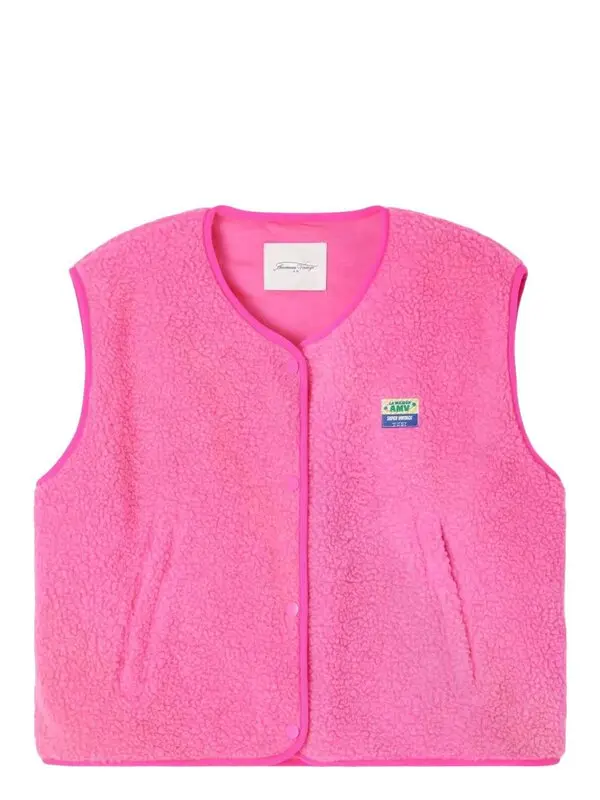 American Vintage Hoktown Waistcoat - Pink