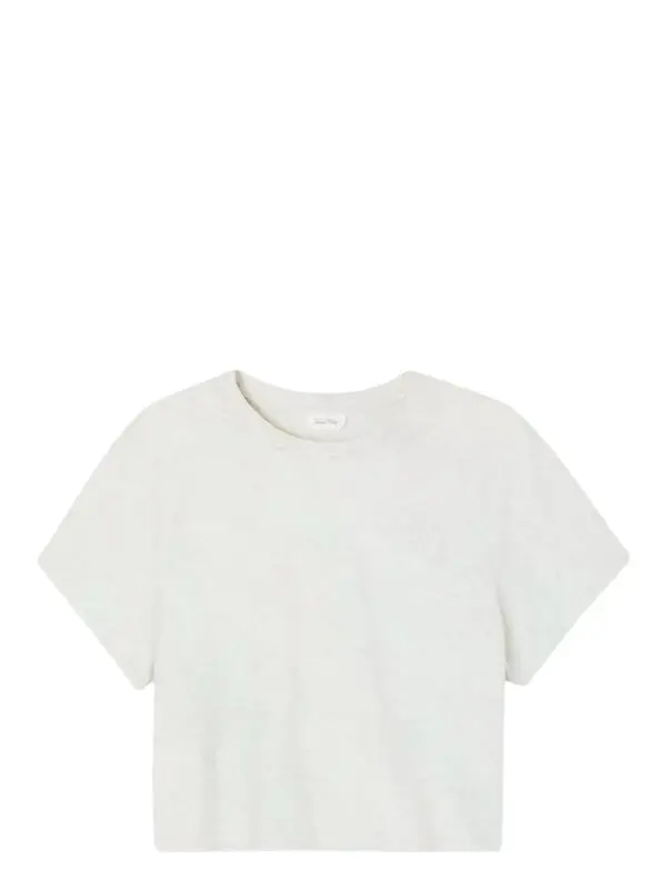 American Vintage Ypawood Round-neck T-shirt - Neutrals