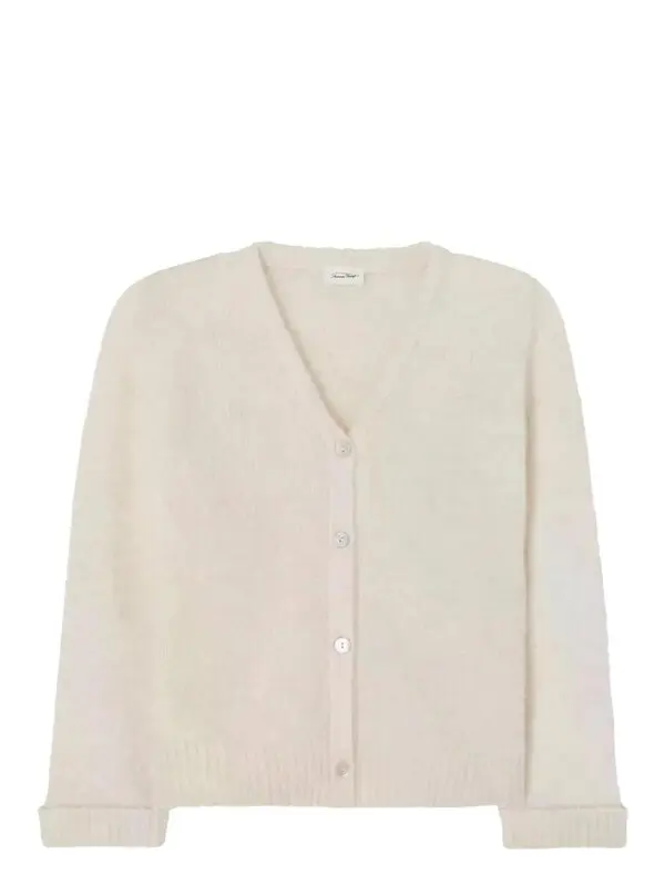 American Vintage East Button V-neck Cardigan - Neutrals