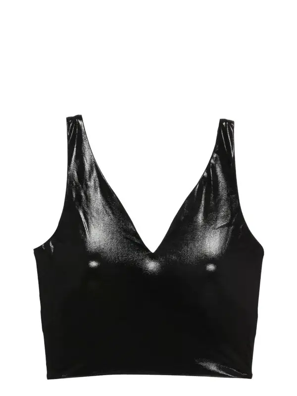 MACRON V-neck Sport Bras - Black