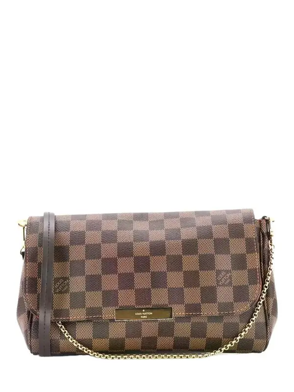 LOUIS VUITTON Favorite Handbag Damier Mm - Brown