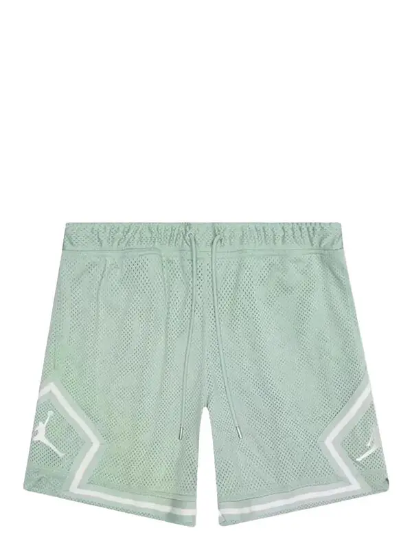 JORDAN Logo-detail Mesh Shorts - Green