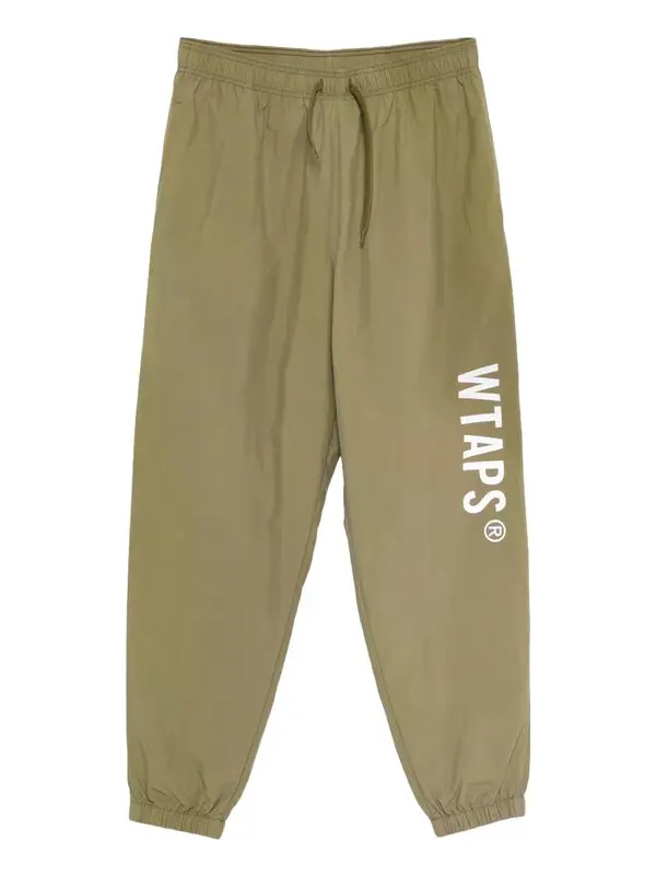 WTAPS Logo-print Track Pants - Green
