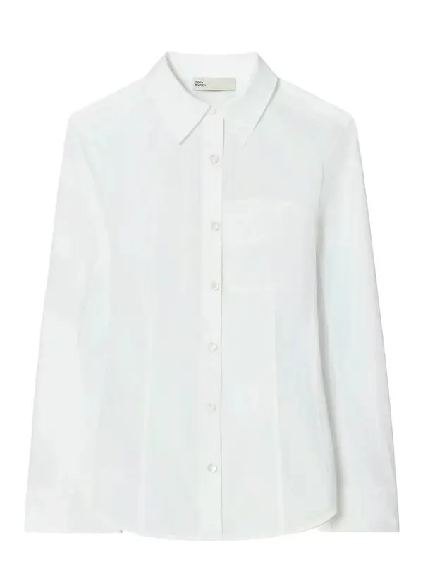 Tory Burch Cotton Poplin Shirt - White