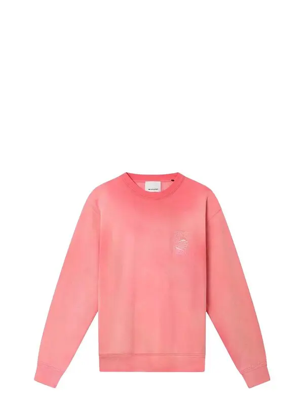 MARANT Mikoy Logo-embroidered Sweatshirt - Pink