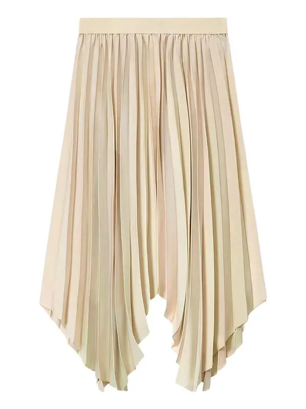 Isabel Marant Felixa Pleated Skirt - Neutrals
