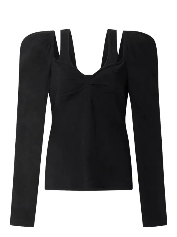 Isabel Marant Puff Sleeve Pullover - Black