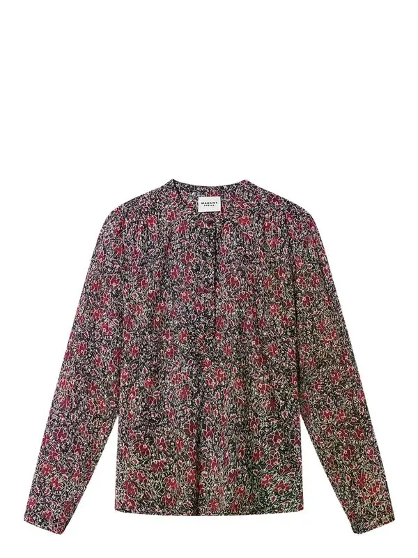 MARANT ETOILE Maria Floral-pattern Blouse - Black