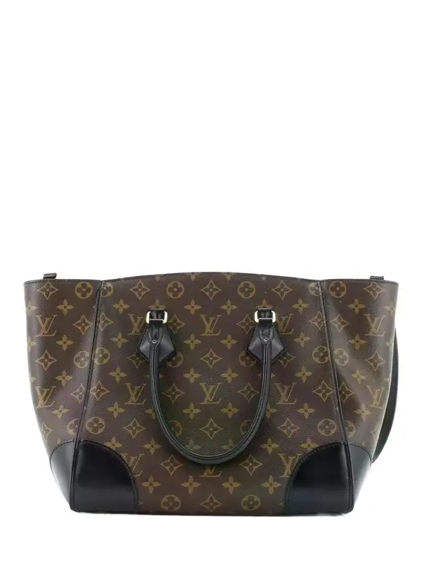 LOUIS VUITTON Phenix Monogram Canvas Mm Tote Bag - Black