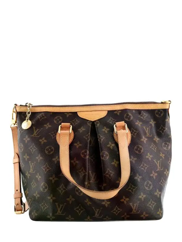 LOUIS VUITTON Palermo Handbag Monogram Canvas Pm - Brown