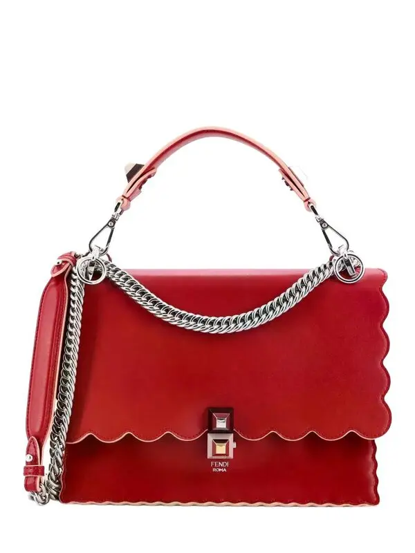 Fendi Kan I Shoulder Bag - Red