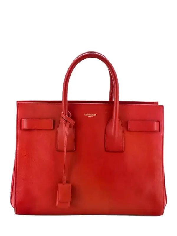 Saint Laurent Sac De Jour Small Satchel - Red