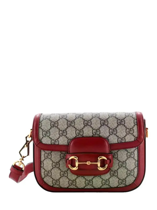 Gucci Horsebit 1955 Mini Crossbody Bag - Red