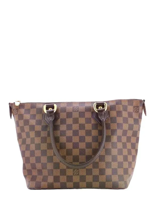 LOUIS VUITTON Saleya Handbag Damier Pm Tote - Brown