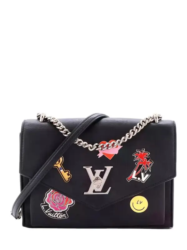 LOUIS VUITTON Mylockme Bb Limited Edition Pin Embellished Shoulder Bag - Black