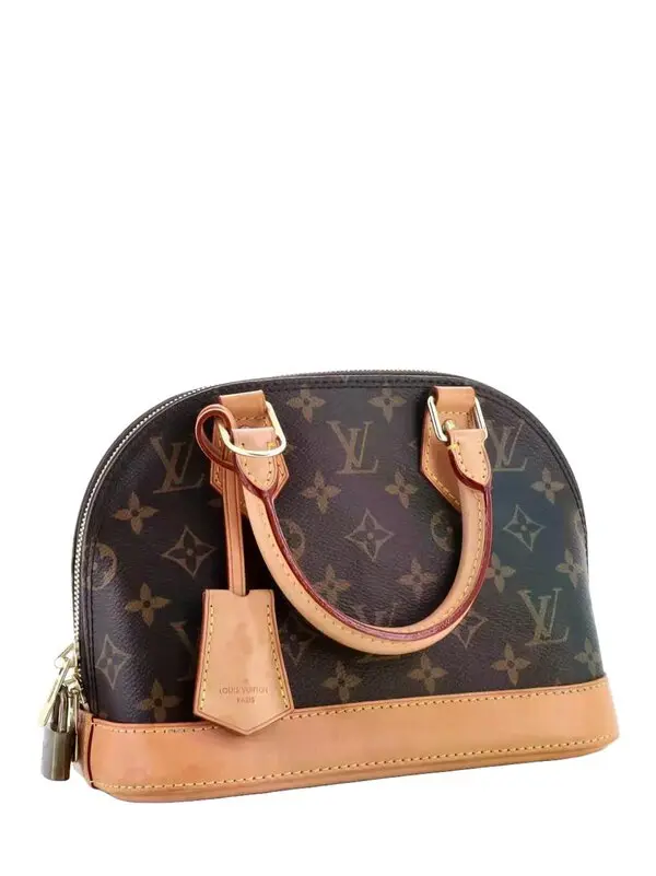 LOUIS VUITTON Alma Handbag Monogram Canvas Bb - Brown