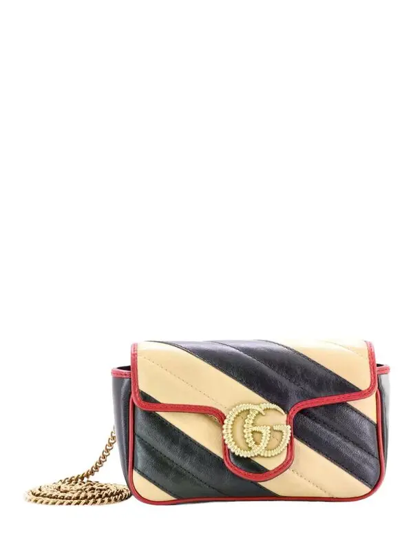 Gucci Gg Marmont Mini Crossbody Bag - Multicolour