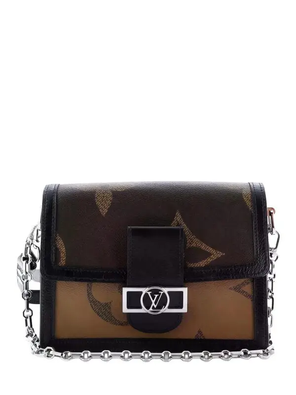 LOUIS VUITTON Dauphine Mm Crossbody Bag - Black