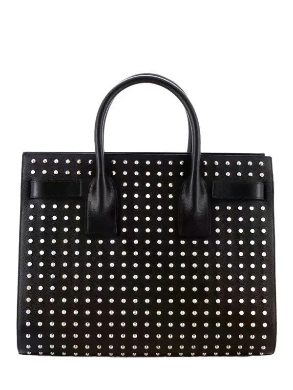 Saint Laurent Sac De Jour Studded Tote Bag - Black