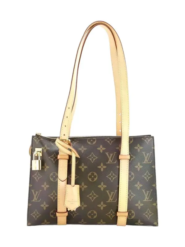LOUIS VUITTON Carrousel Monogram Canvas Tote Bag - Brown
