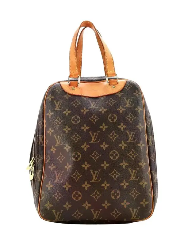 LOUIS VUITTON Excursion Handbag Monogram Canvas Satchel - Brown