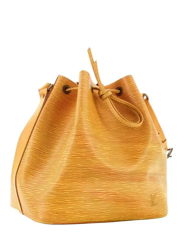 LOUIS VUITTON Petit Noe Bucket Bag Epi Leather - Yellow