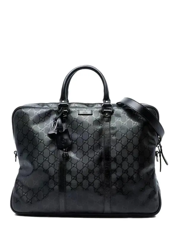 Gucci Gg Imprime Business Bag - Black