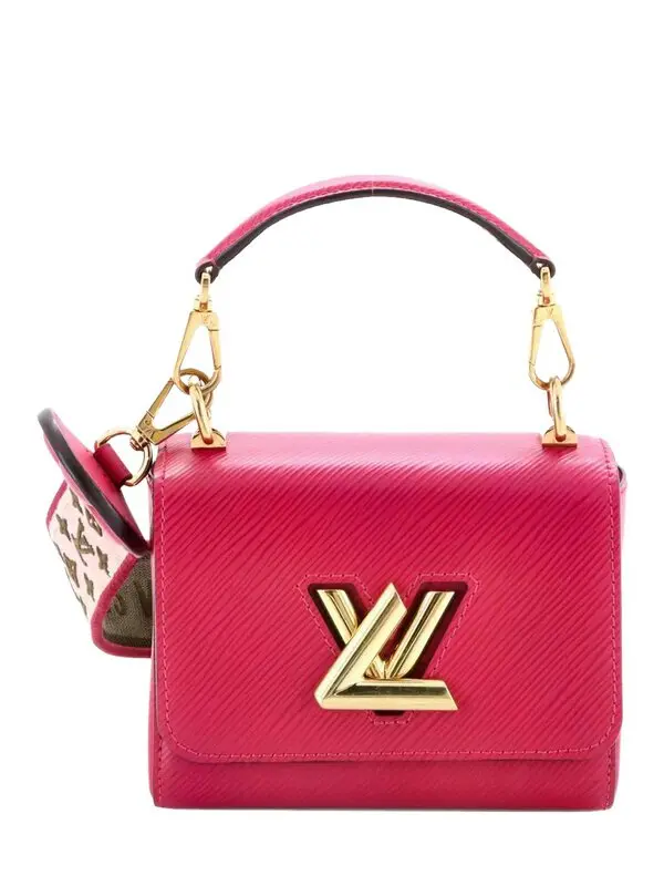 LOUIS VUITTON Twist Top Handle Shoulder Bag Epi Leather Mini - Pink
