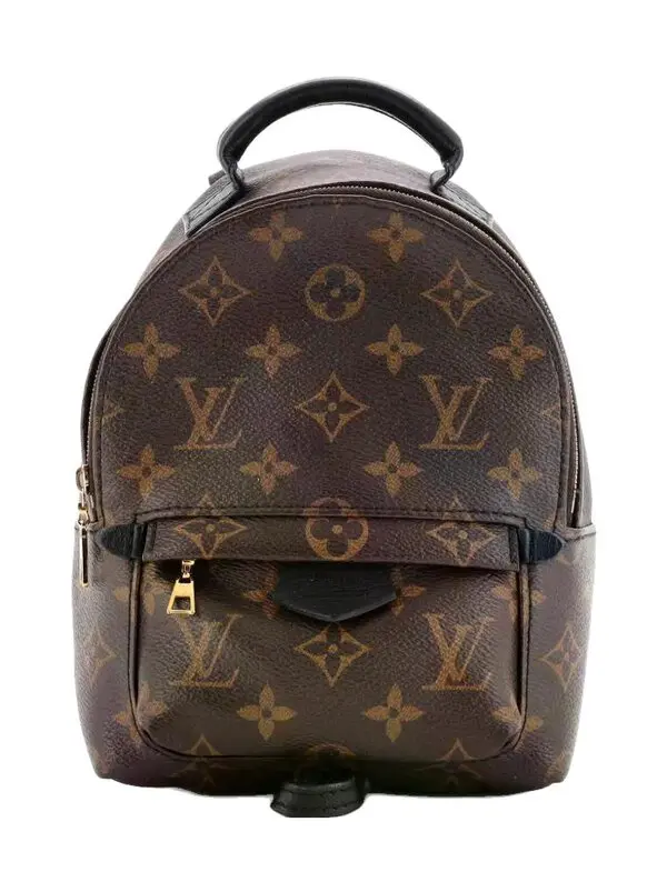 LOUIS VUITTON Palm Springs Monogram Canvas Mini Backpack - Brown
