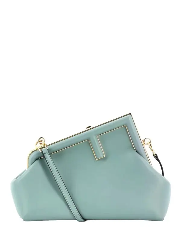 Fendi First Bag Small Clutch - Green
