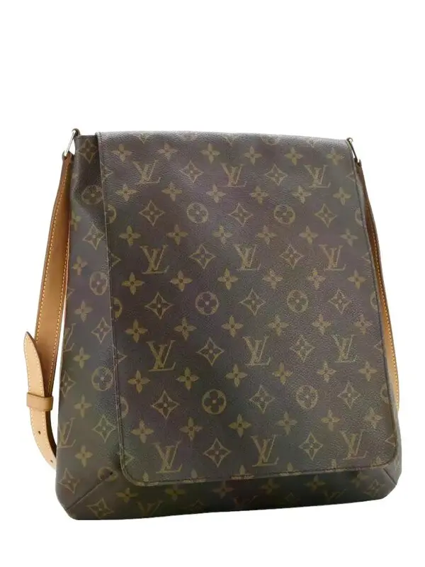 LOUIS VUITTON Musette Salsa Handbag Monogram Canvas Gm Crossbody Bag - Brown