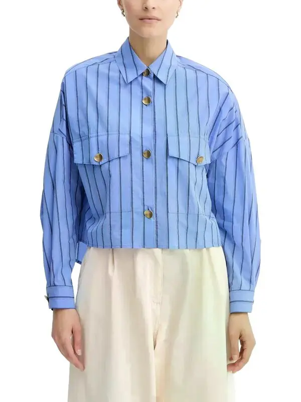 SESSUN Striped Shirt - Blue