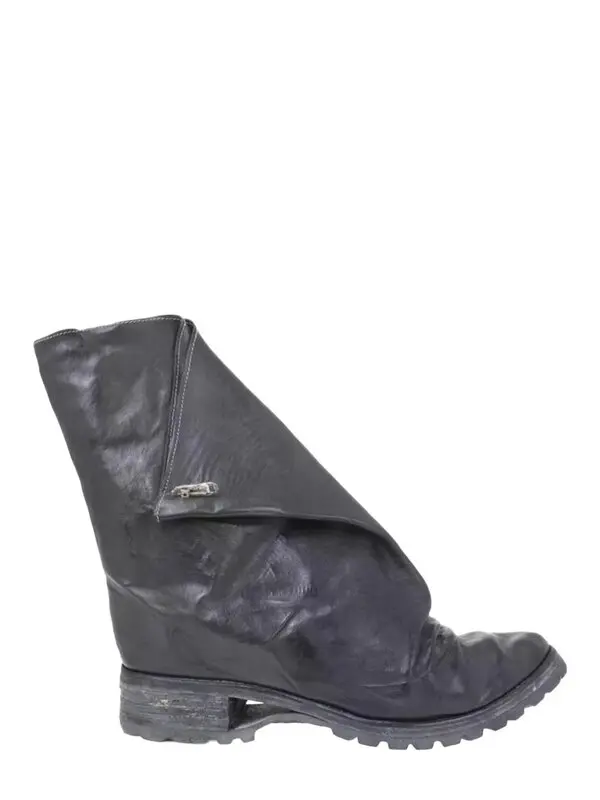CAROL CHRISTIAN POELL Zip-detail Folded Boots - Grey