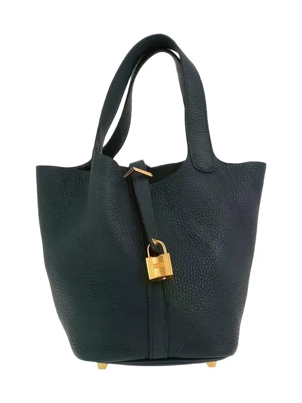 Hermès 2021 Picotin 18 Tightening-strap Tote Bag - Green