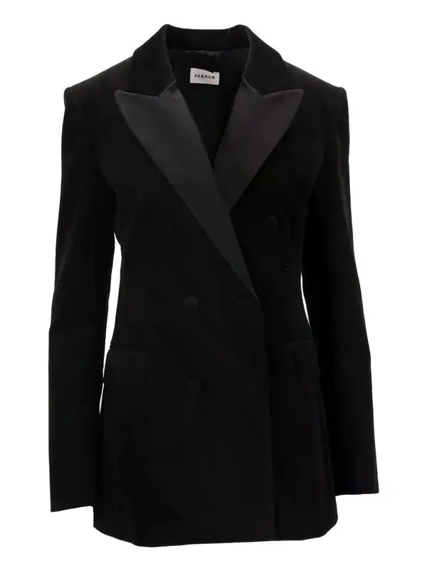 P.a.r.o.s.h Double-breasted Blazer - Black