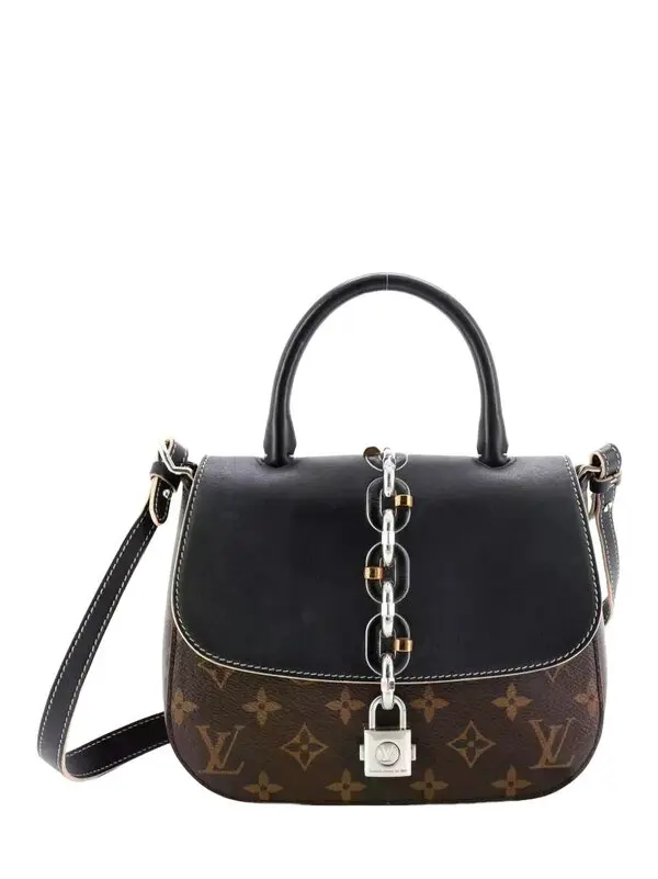 LOUIS VUITTON Chain It Pm Shoulder Bag Monogram Canvas - Brown