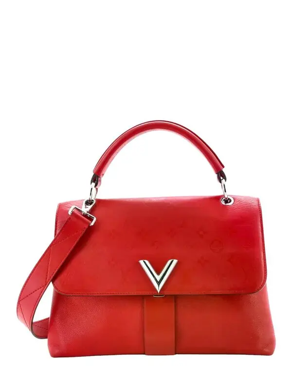 LOUIS VUITTON Very One Handle Satchel Monogram - Red