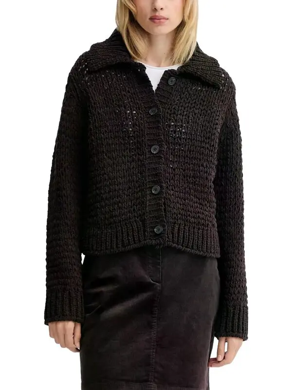 Marc O'polo Buttoned Cardigan - Brown