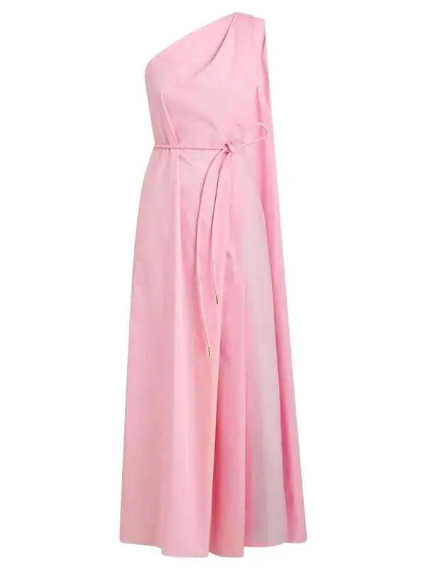 Scanlan Theodore Parachute One-shoulder Midi Dress - Pink