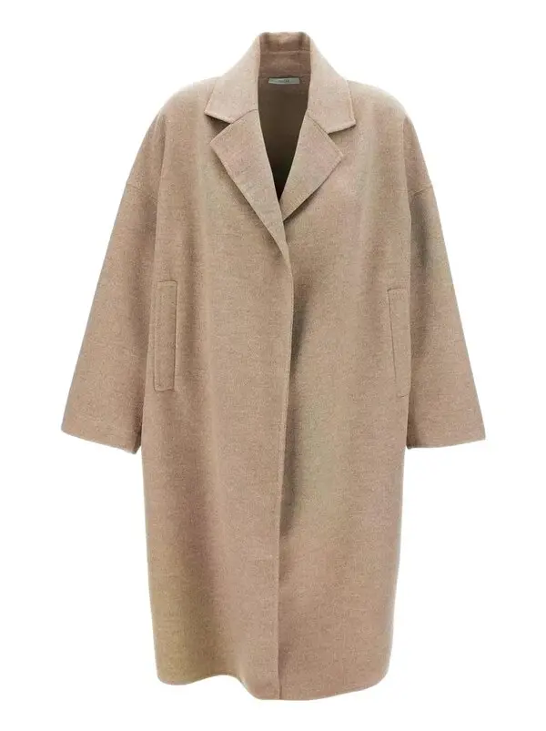 Dusan Single-breasted Coat - Neutrals
