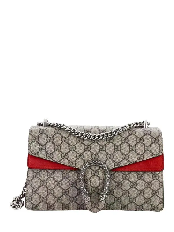 Gucci Dionysus Gg Coated Canvas Small Shoulder Bag - Red