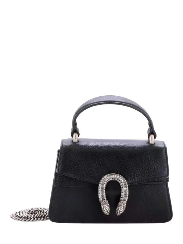 Gucci Dionysus Top Handle Mini Satchel - Black