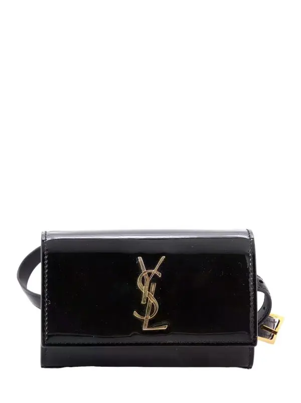 Saint Laurent Classic Monogram Kate Belt Bag - Black